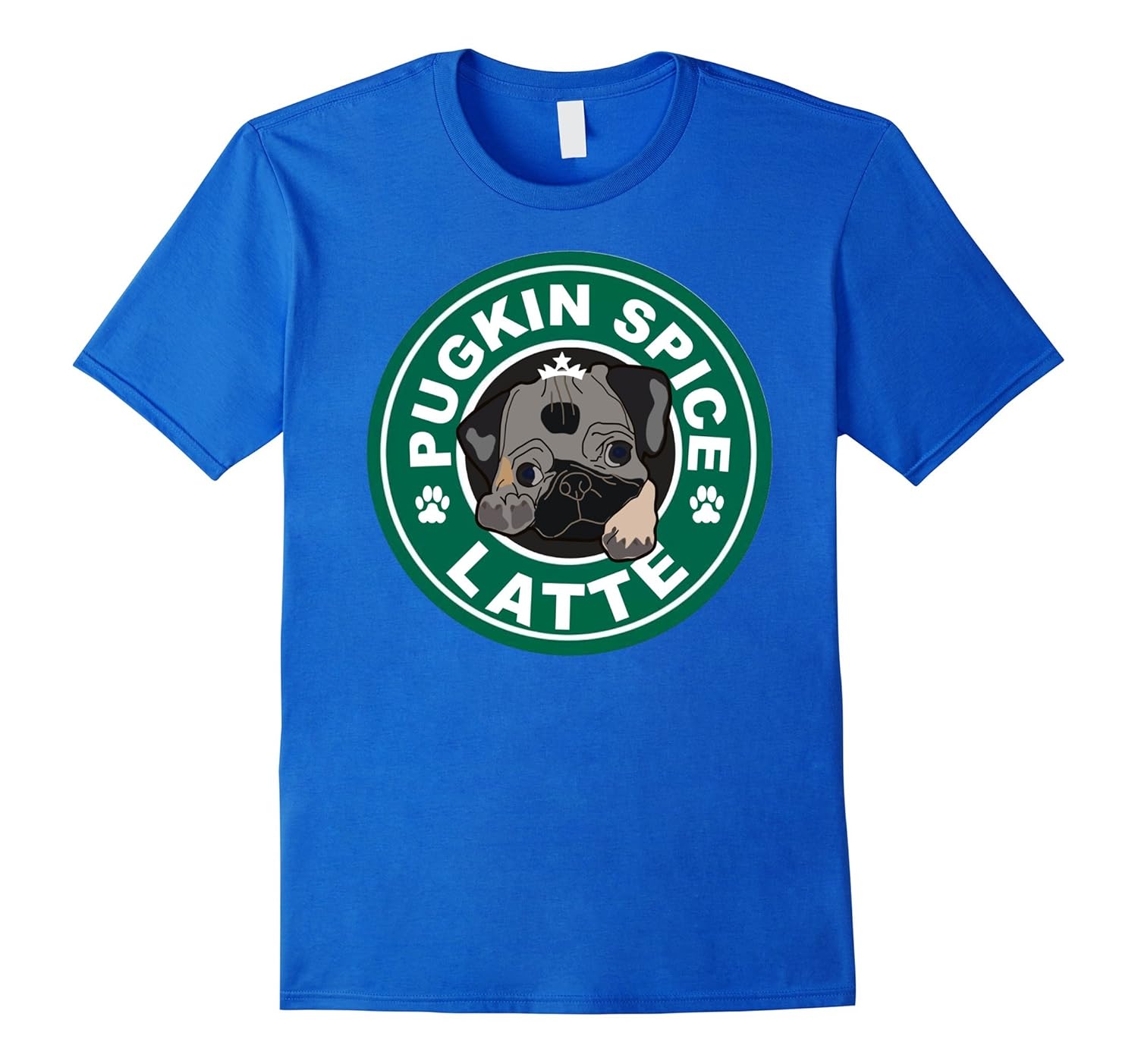 Pug Shirt Pugkin Spice Latte Parody Thanksgiving Coffee-CL – Colamaga