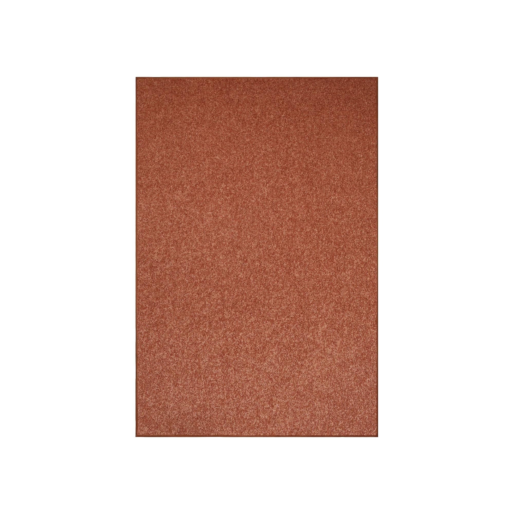 Ambiant Pet Friendly Solid Color Area Rugs Rust - 9' x 12' Rectangle ...