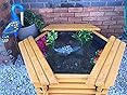 New Garden Pool 50 Gallon with Liner Fish Pond Tank Outdoor Water ...