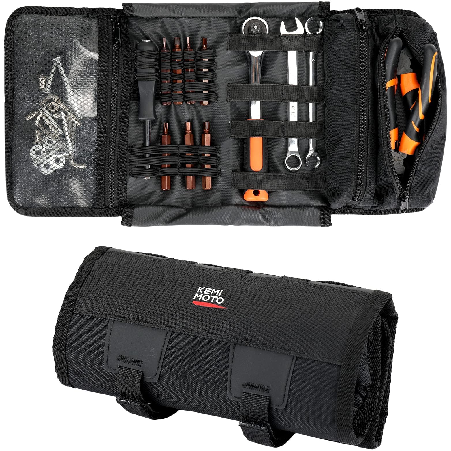 Mua KEMIMOTO Motorcycle Tool Bag [Tool Not Included], Handlebar Tool ...