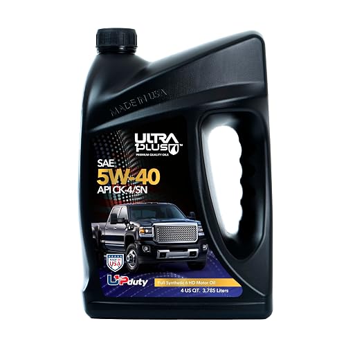 ULTRA 1PLUS SAE 5W-40 Full Synthetic Heavy-Duty Diesel Engine Oil - 5W ...