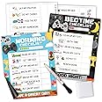 Amazon.com: Magnetic Morning & Bedtime Routine Chart for Kids - Customizable Toddler Daily ...