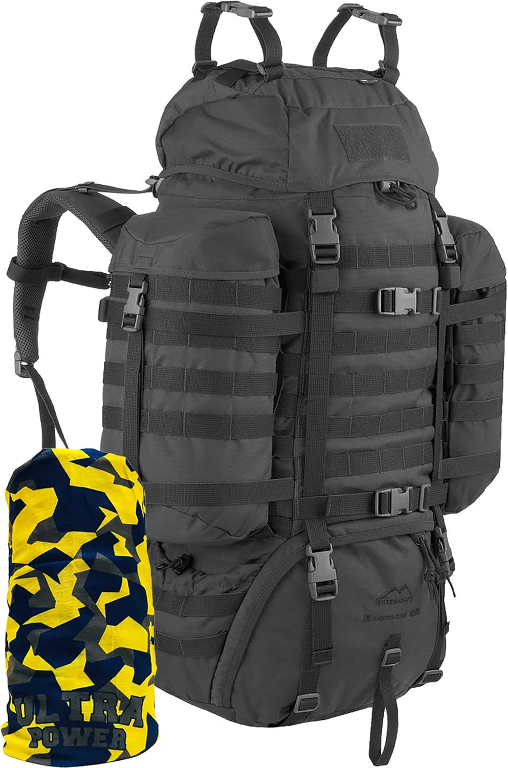 WiSPORT® RACCOON 85 Backpack | 85 litres | Cordura | Military | MOLLE ...