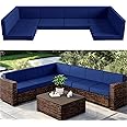 Amazon.com: Codi 14-Piece Outdoor Cushions for Patio Furniture, 6 Seat ...