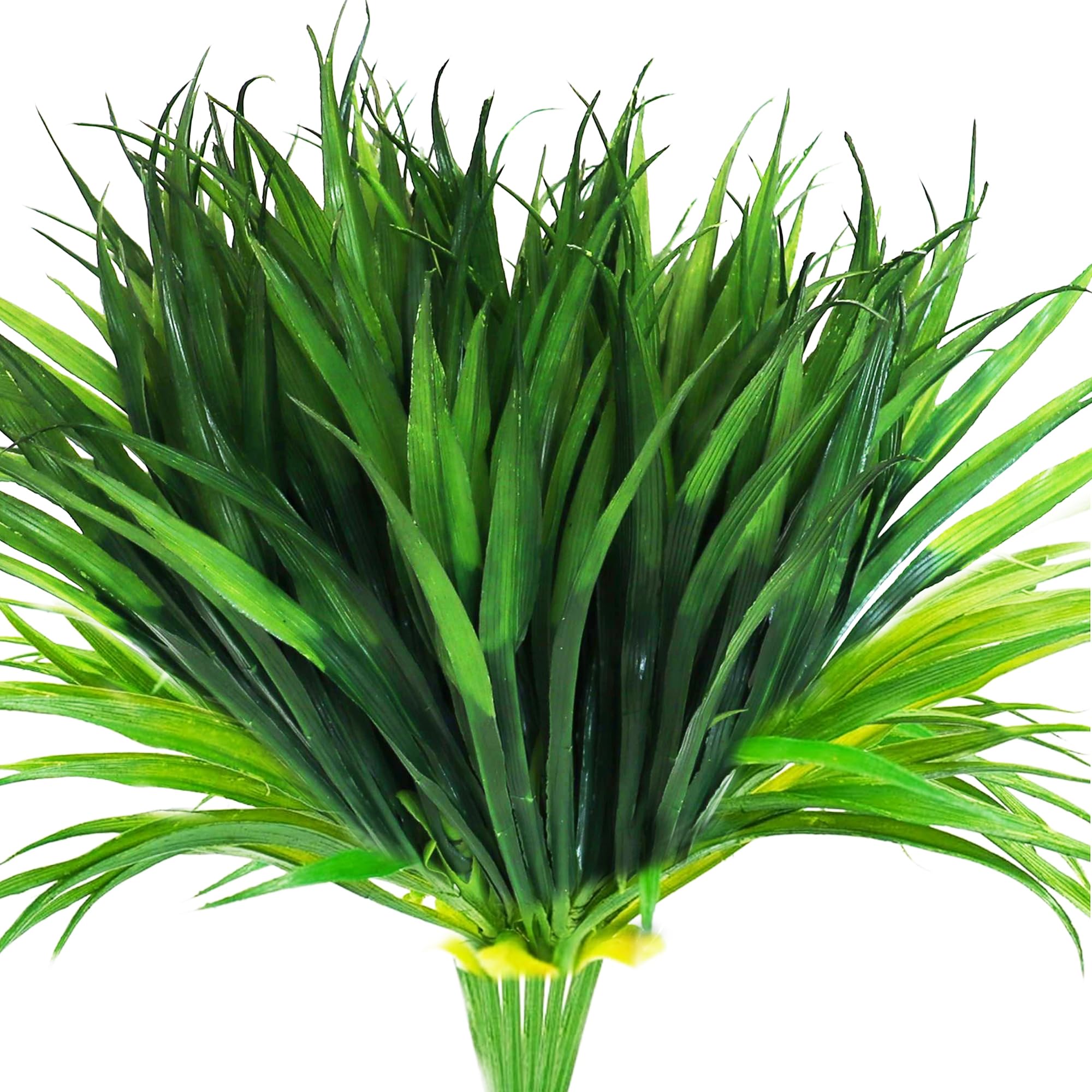 Kingsboomy Artificial Grass Fake Plants Outdoor Plastic Plants UV ...