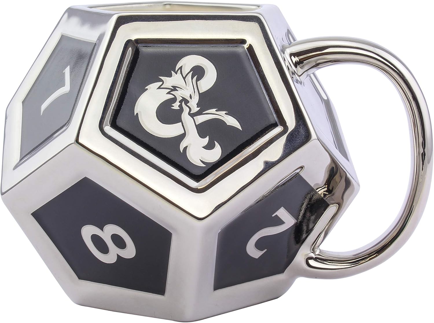 Paladone Dungeons and Dragons D12 Dice Shaped Mug: Amazon.co.uk ...