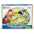 Learning Resources Jumbo Farm Animals: Mommas and Babies Toy Set,8 ...