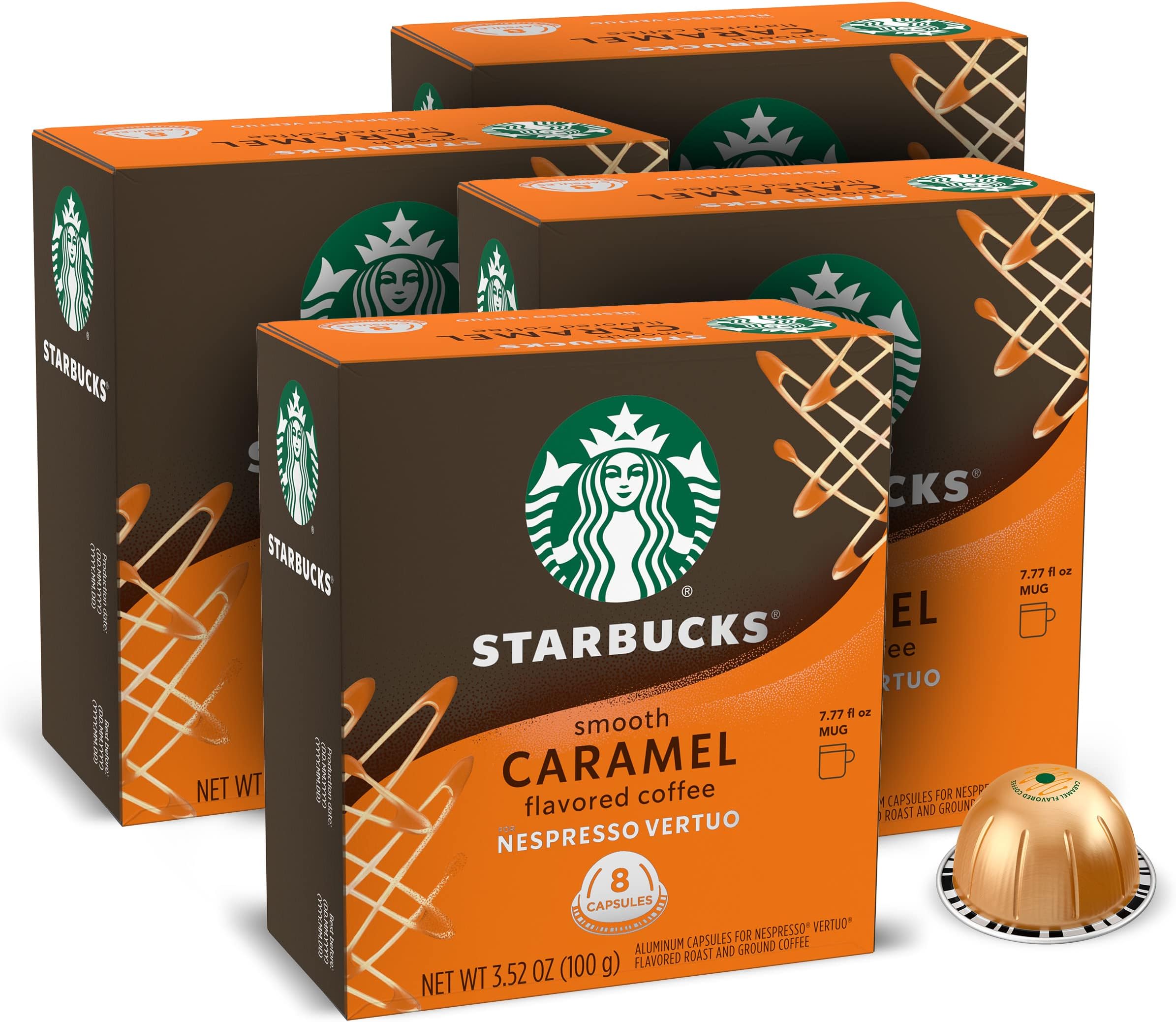 Starbucks by Nespresso Vertuo Line Caramel Flavored Coffee (8-count ...