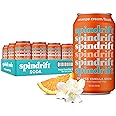 Amazon.com: Spindrift "Orange Cream Float" Orange Vanilla Soda Made with Real Squeezed Fruit 12 ...
