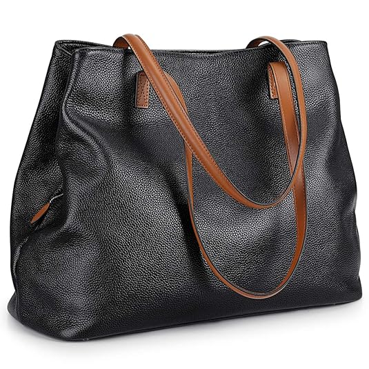 S-ZONE Women Soft Genuine Leather Handbag Large Capacity Shoulder Hobo ...