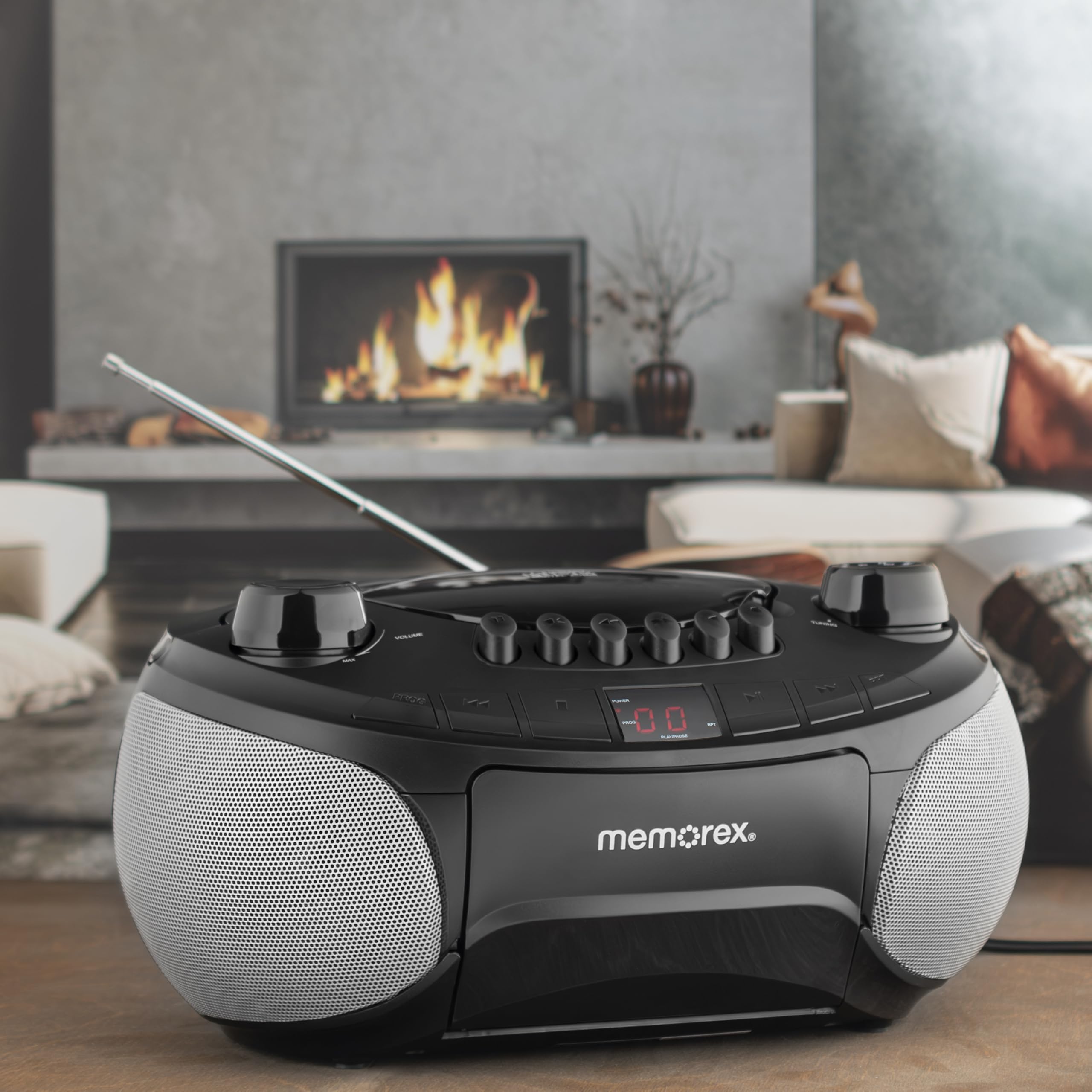 Memorex AM/FM Top Loading CD Player | Portable Stereo With Programmable ...