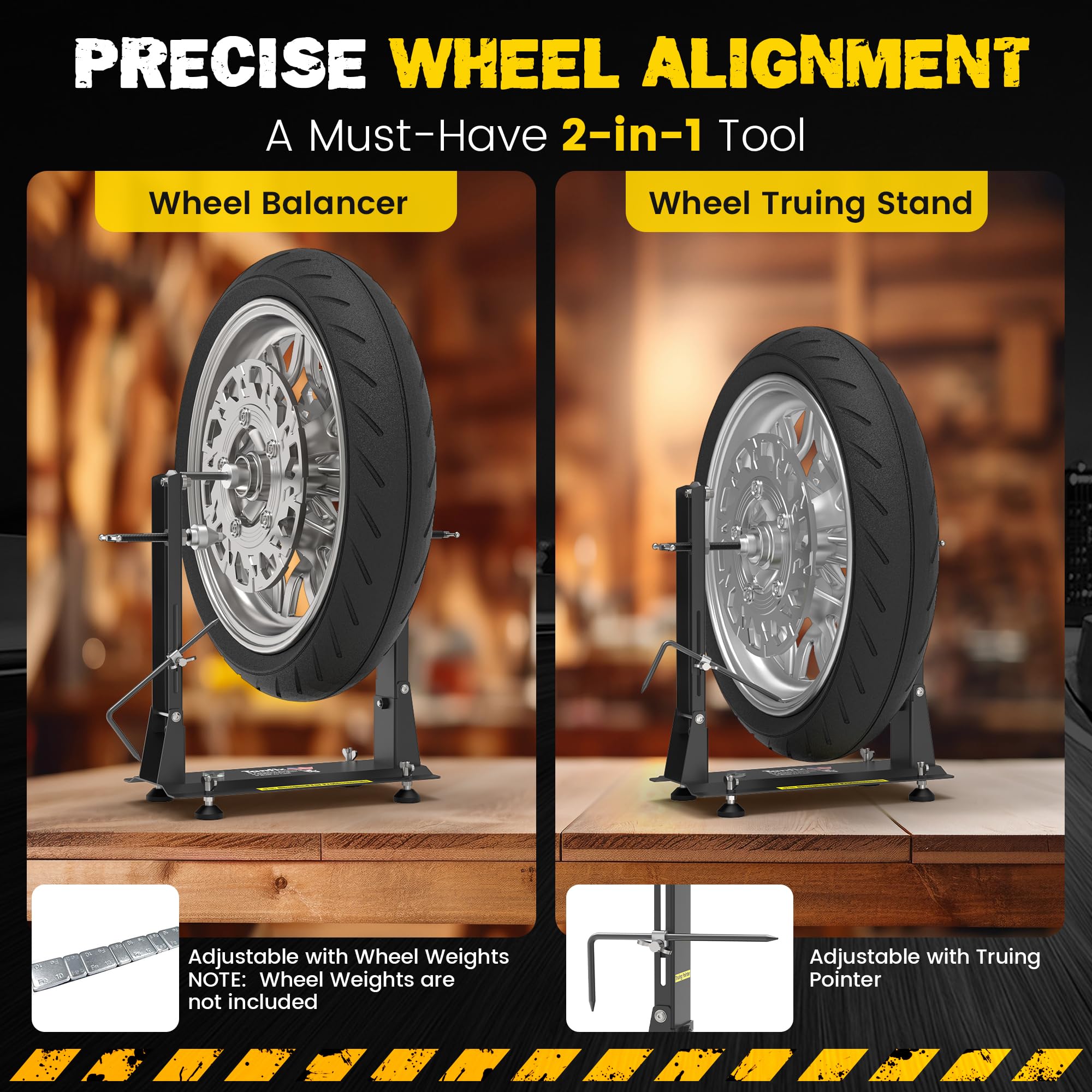 Mua Tanfix Folding Motorcycle Wheel Balancer & Truing Stand, Heavy-Duty ...