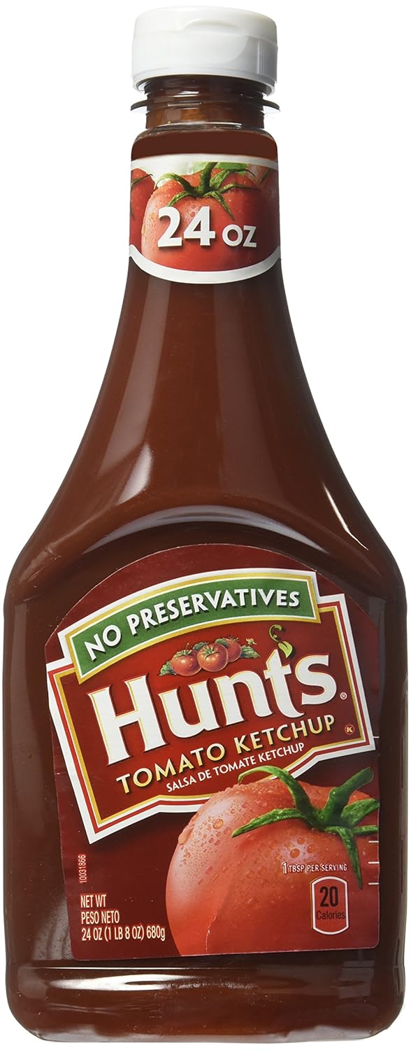 Amazon.com : Hunt's Tomato Squeeze Bottle Ketchup 24 Oz (Pack of 3 ...