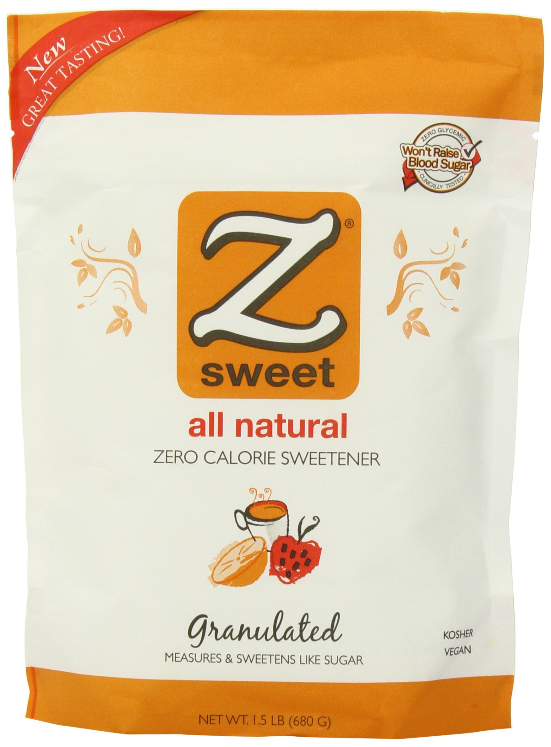 Amazon.com : Zsweet All Natural Zero Calorie Sweetener - Non-GMO ...