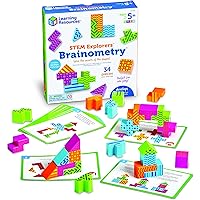 Learning Resources STEM Explorers Brainometry - 34 Pieces,Ages 5+ STEM Toys for Kids, Brain ...