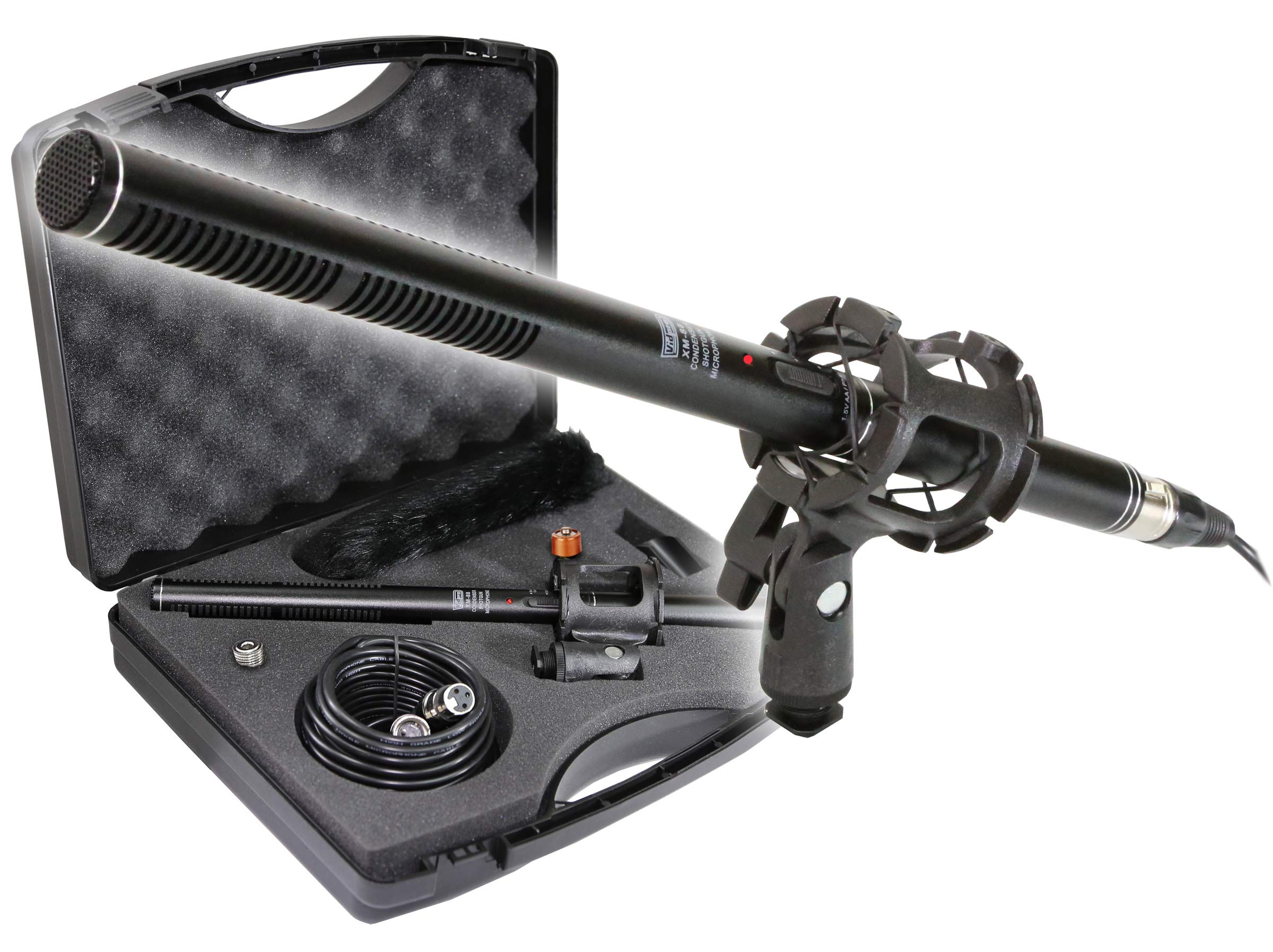 VidPro XM-88 Professional Video & Broadcast Shotgun Microphone Kit, 13 ...