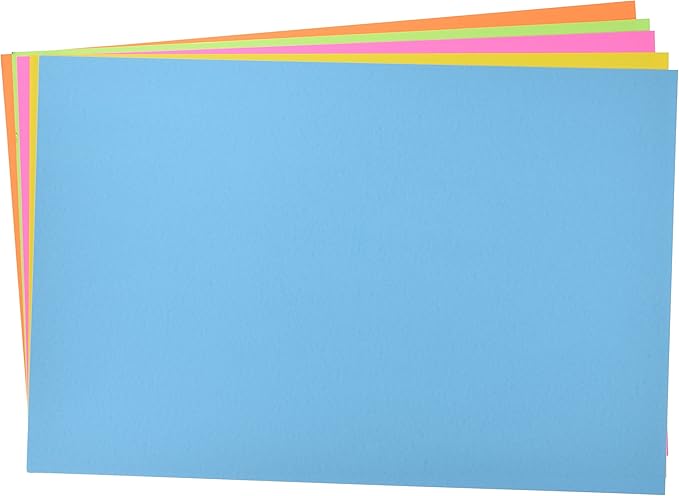 Amazon.com : School Smart Colorwave Super Bright Tagboard - 12 x 18 ...