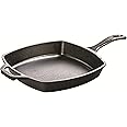 Amazon.com: Lodge L8SQ3 Cast Iron Square Skillet, 10.5 inch, Black ...