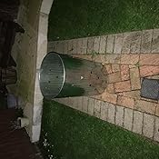 Fire Vida Extra Large Incinerator Galvanised Metal Garden Fire Bin ...