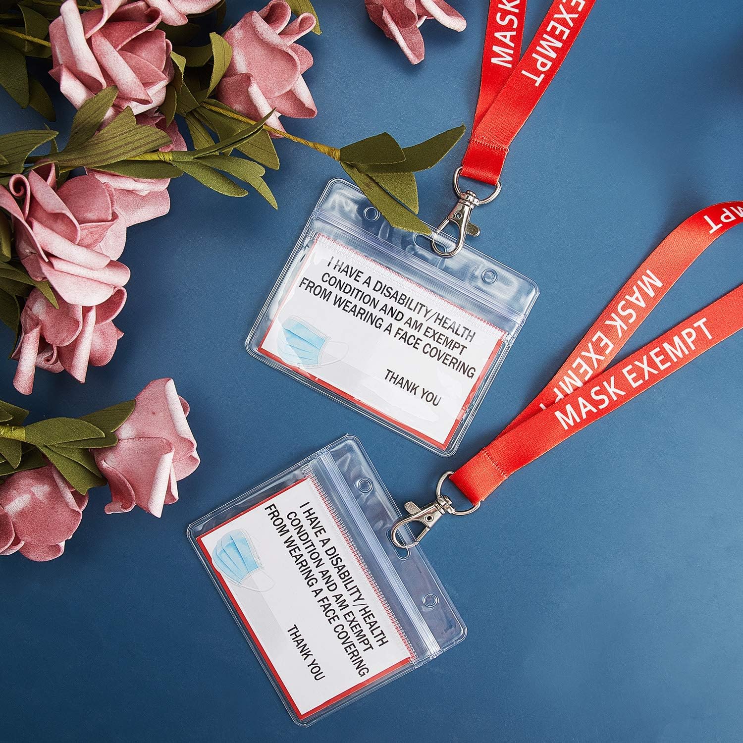 Health Exemption Card, Face Covering Exemption Travel ID Card Exemption ...