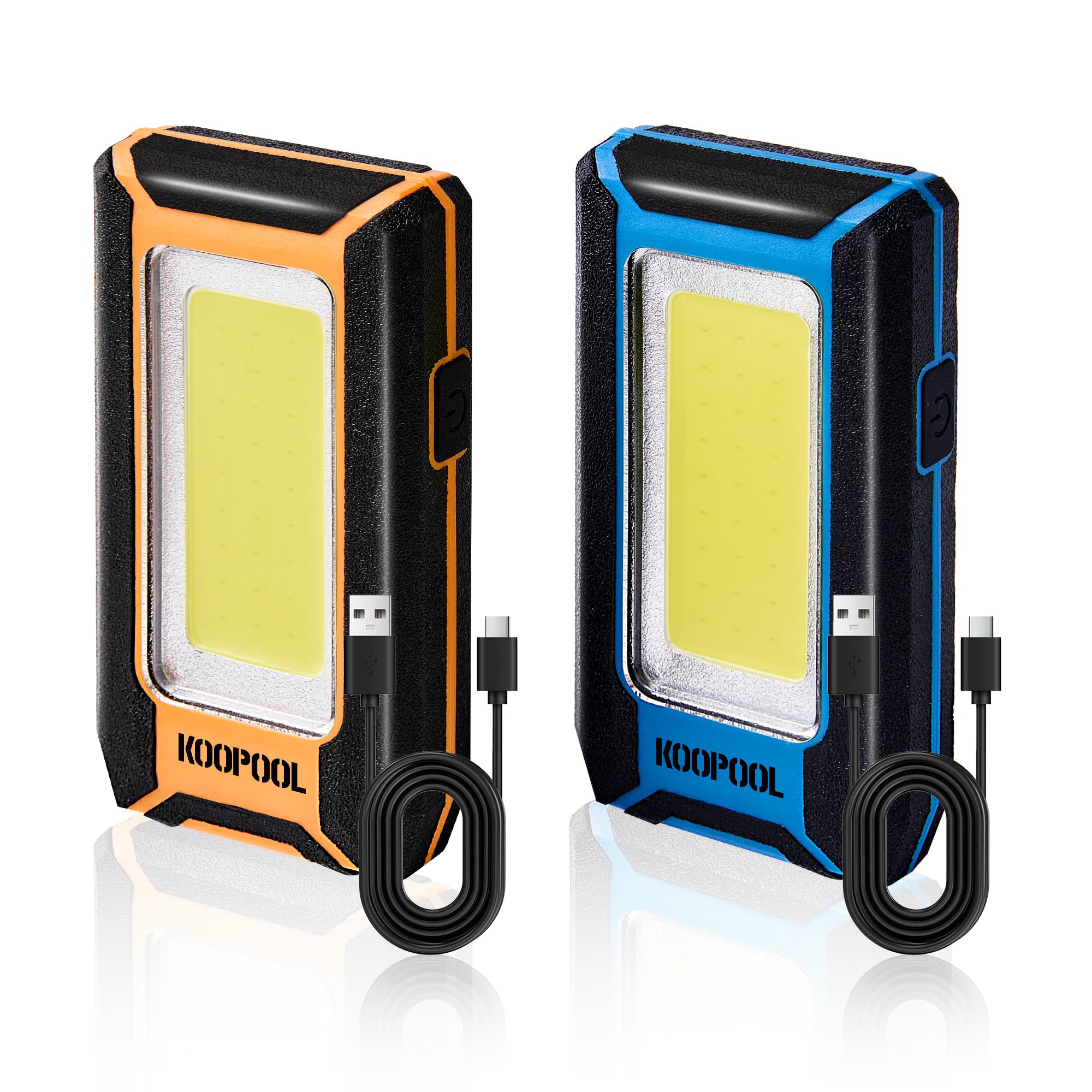 KOOPOOL 2123WL Magnetic Rechargeable LED Flashlights, Red for sale ...