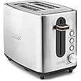 Amazon.com: Crux 2 Slice Stainless Steel Toaster, Extra Wide Slots ...