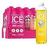 Amazon.com : Sparkling Ice, Kiwi Strawberry Sparkling Water, Zero Sugar Flavored Water, with ...