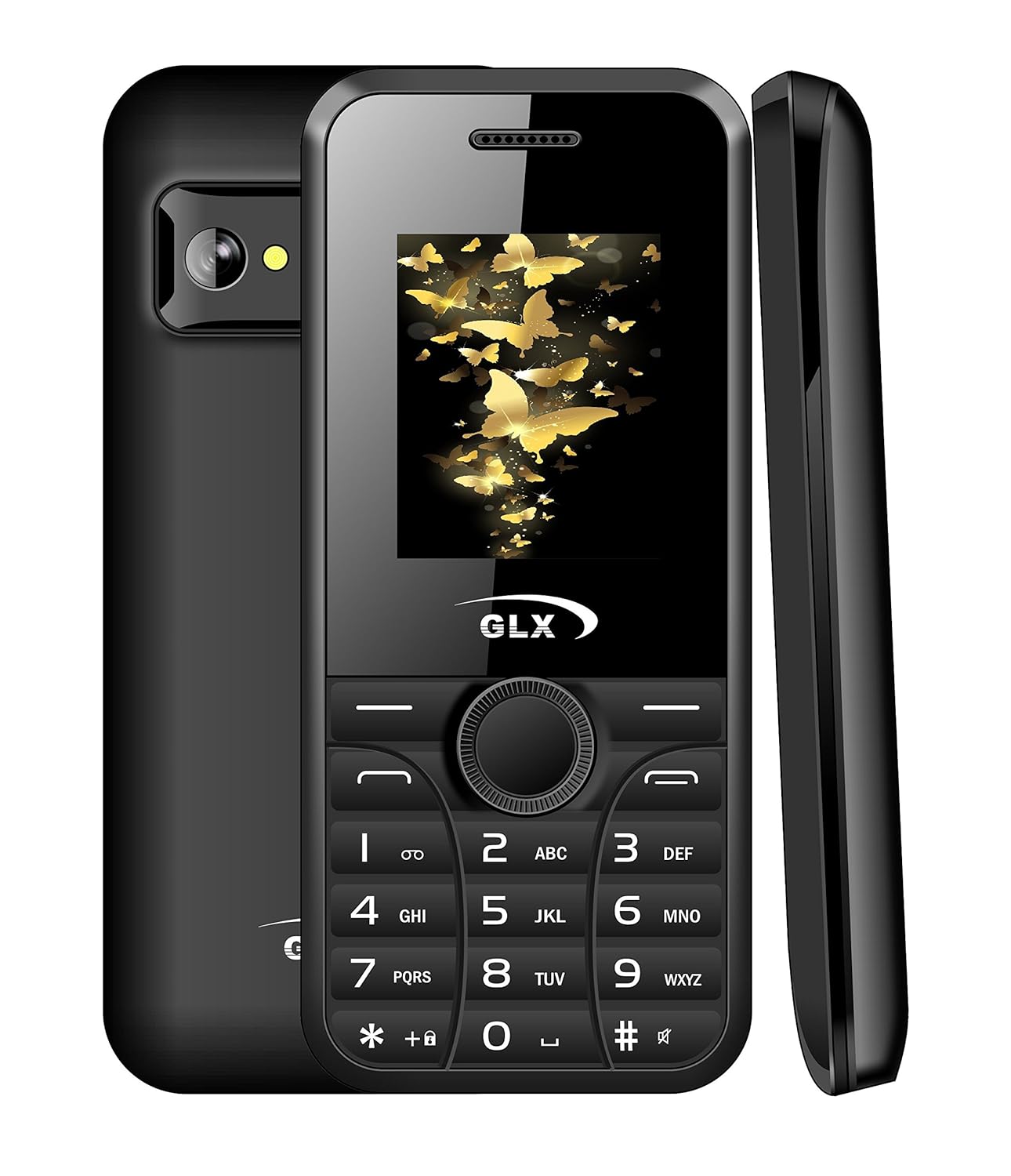 GLX W8 Dual Sim Basic Feature Mobile Phone (Black): Amazon.in: Electronics
