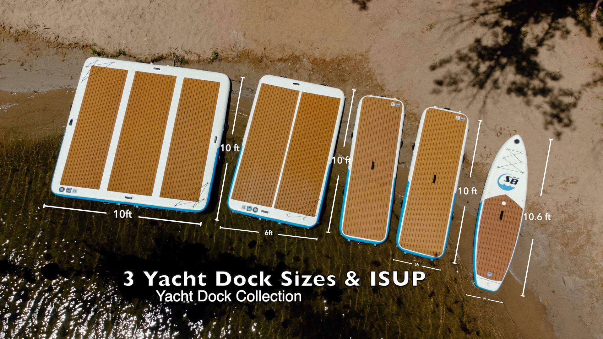 Mua Inflatable Sport Boats Mini Mate Yacht Dock 10' x 3' Inflatable ...