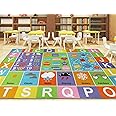 Amazon.com: Capslpad Classroom Rug Elementary 6.6' x 9.8' Kids Carpet ...