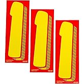 Amazon.com - EZ Line Vinyl Decals for Cars Red and Yellow Large Number ...