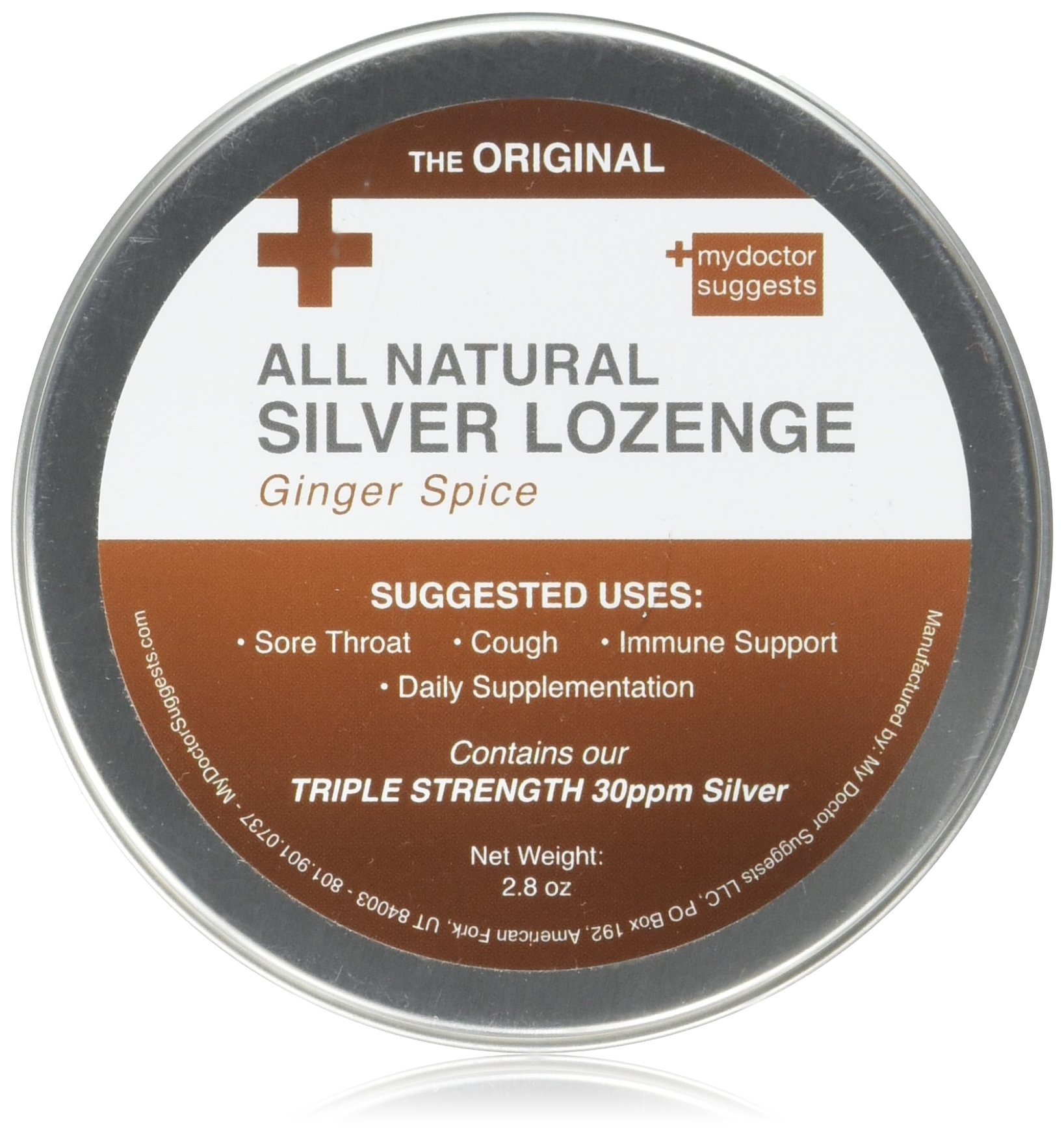 Amazon.com: Original All Natural Silver Throat Lozenges - Sweet Menthol ...