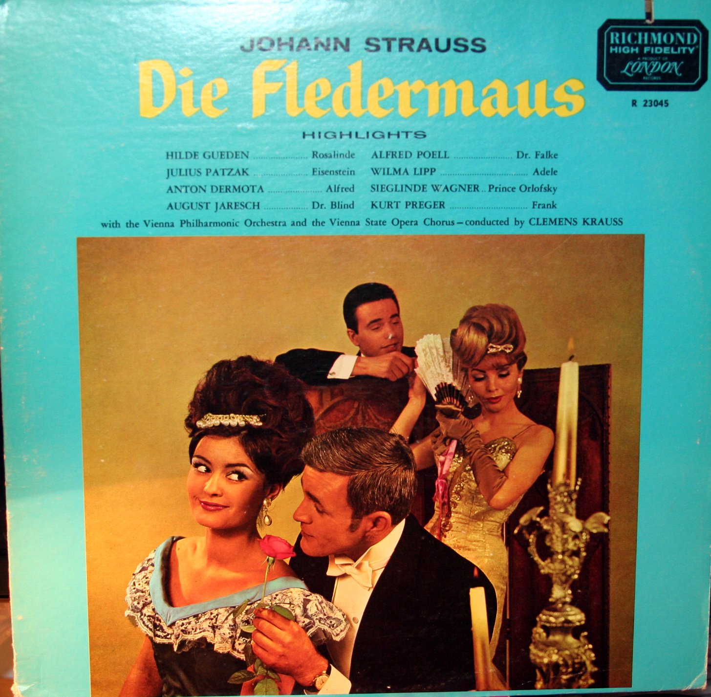 Johann Strauss, Clemens Krauss, Hilde Gueden, Julius Patzak, Anton ...