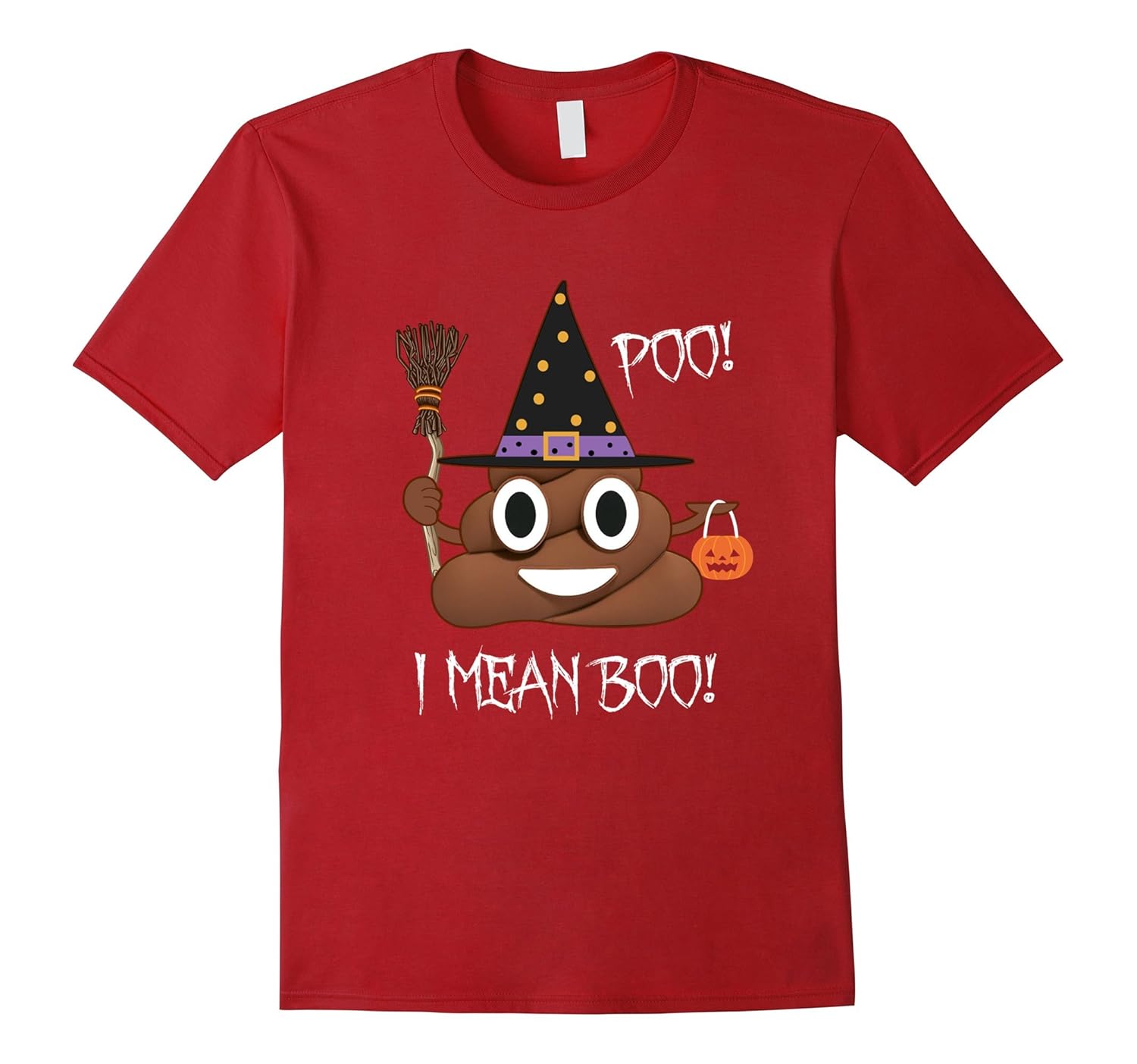 POO! I Mean BOO! Halloween Poop Emoji Costume Tshirt-T-Shirt – Managatee
