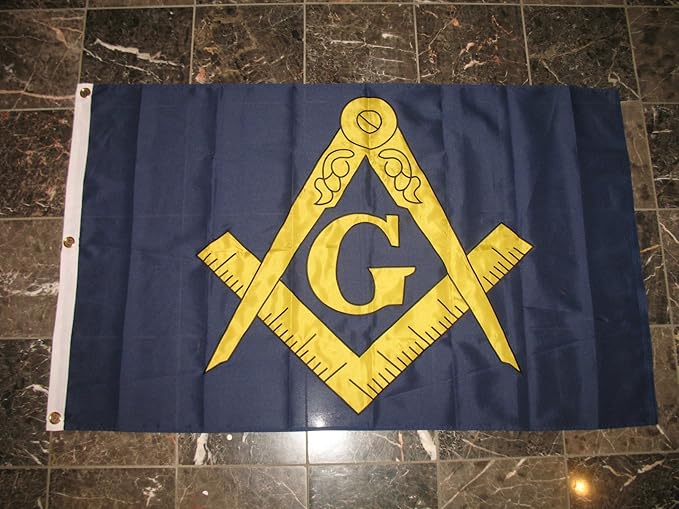Amazon.com: Ant Enterprises 3x5 Embroidered Sewn Freemason Mason ...