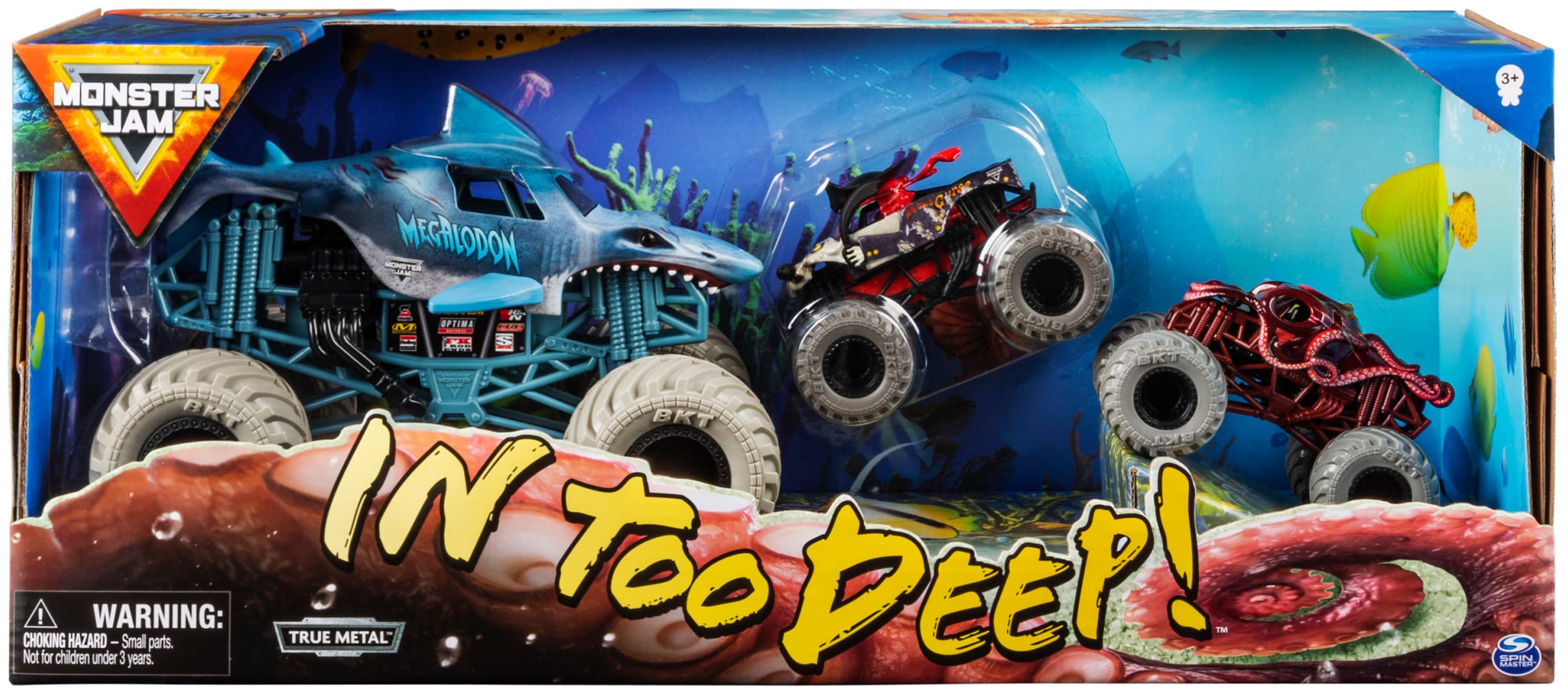 Mua Monster Jam, Into The Deep 3-Pack Die-Cast Monster Trucks, 1:24 ...