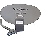 Amazon.com: Shaw Direct 75E (37") 75cm Satellite Dish Kit With Xku LNBF ...