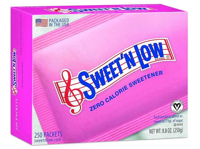 Amazon.com : Sweet'N Low Sweetener, 250 Count Packets (Pack of 8 ...