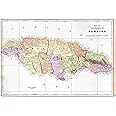 Amazon.com: Gifts Delight Laminated 34x24 Poster: Road Map - Map of Jamaica, Jamaica Maps ...