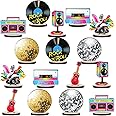 Amazon.com: 16 Pieces 70s Disco Wooden Centerpieces Disco Party Favors ...