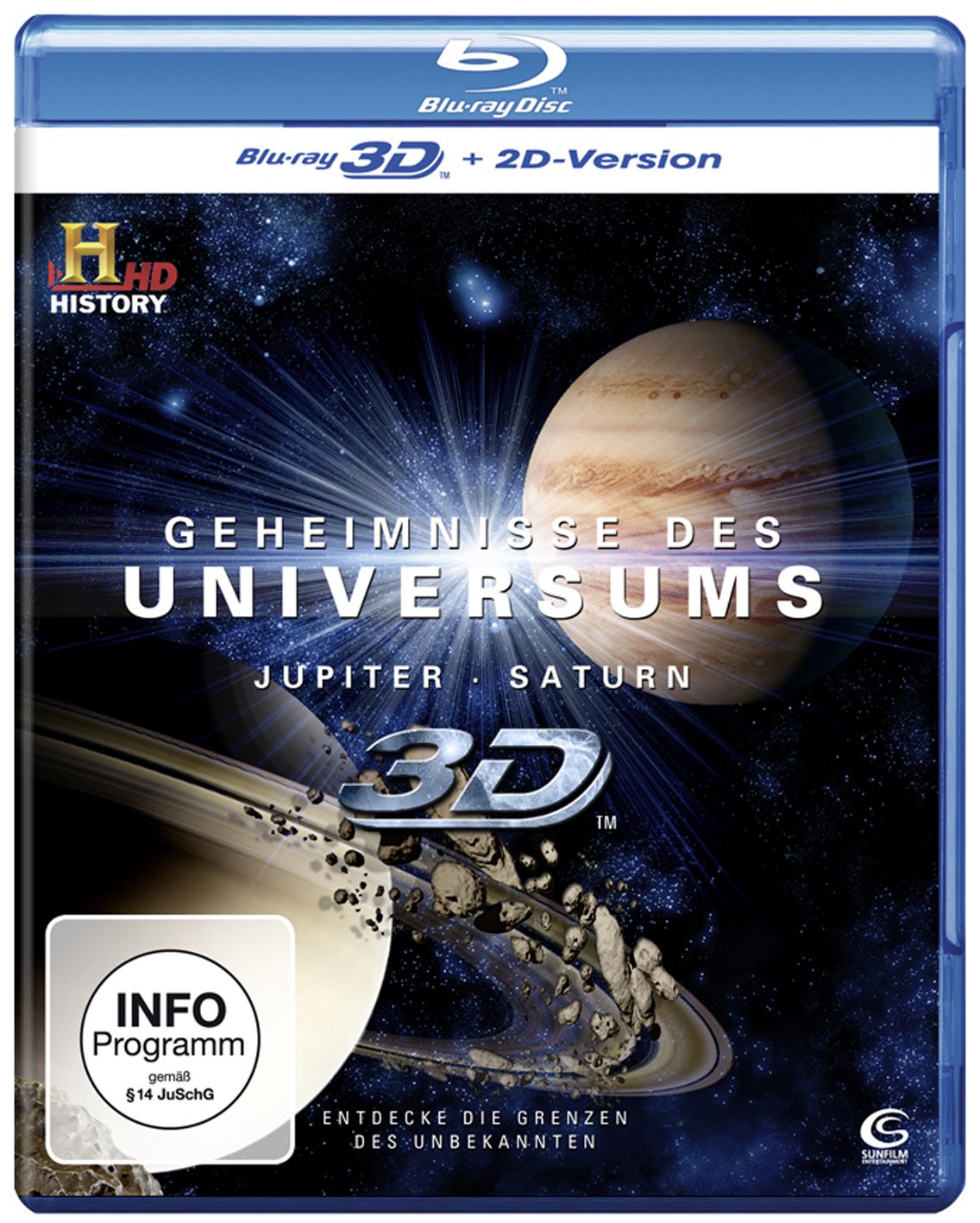 Geheimnisse des Universums 3D - Jupiter/Saturn History 3D Blu-ray + 2D ...