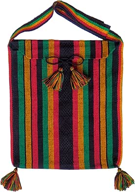 Handmade Mexican Messenger Bag - Reggae Rasta Clothing - Boho Hobo ...
