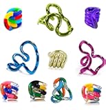 Amazon.com: Tangle Jr. Metallics Set of 6 Fidget Toys: Toys & Games