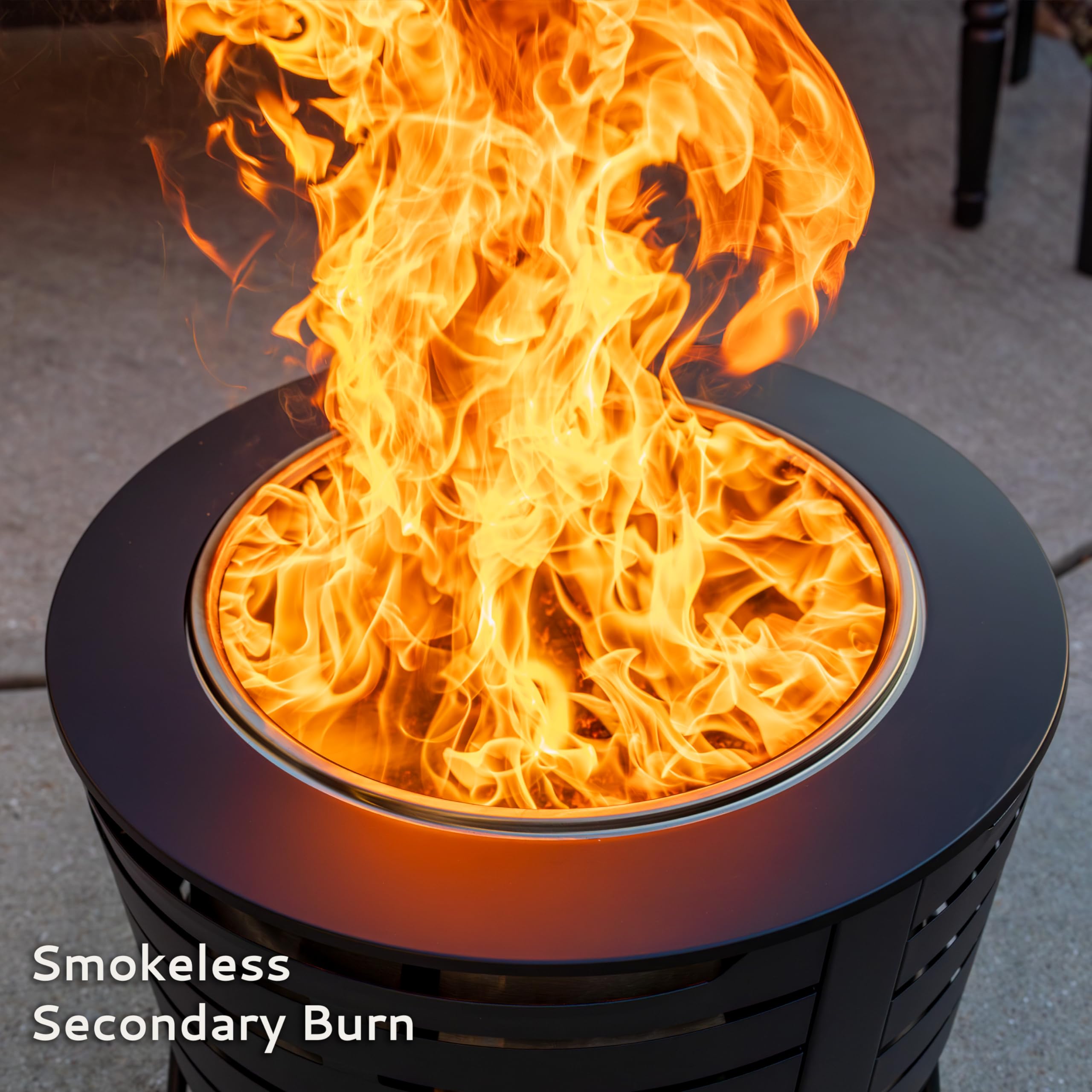 Mua Brand Smokeless 25 in. Patio Fire Pit, Wood Burning Outdoor Fire ...