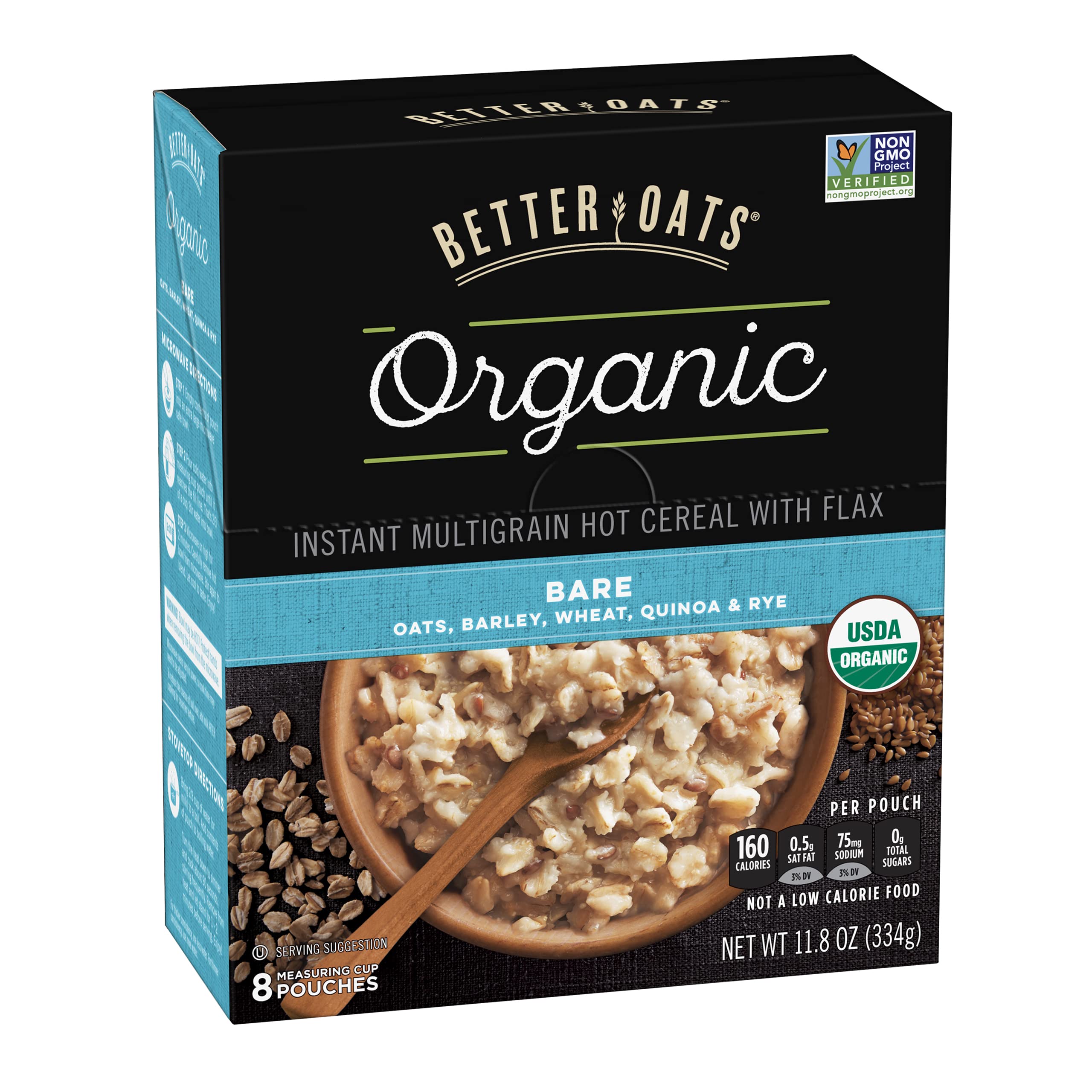 Mua Better Oats Bare Organic Multigrain Hot Cereal Packets, Instant ...