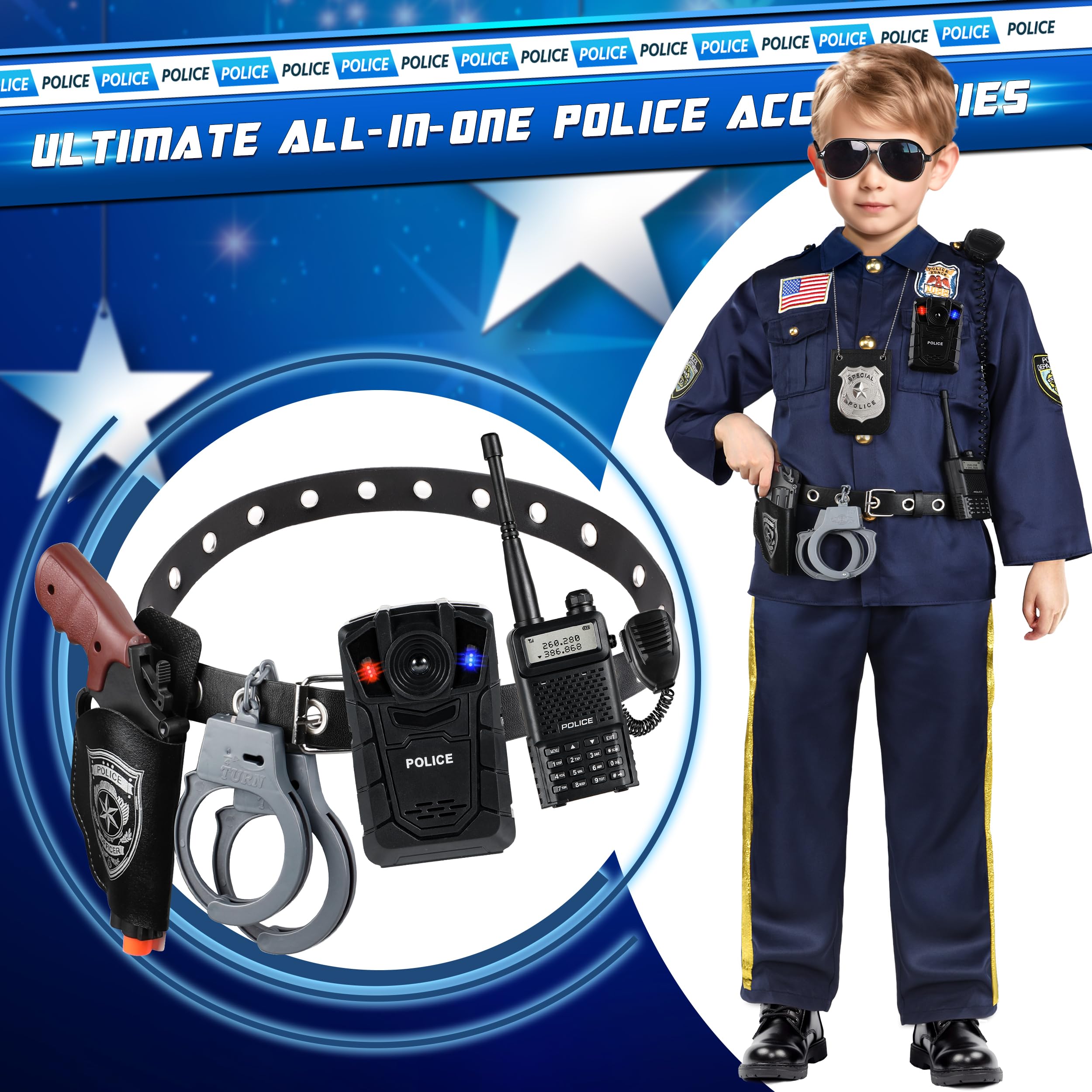 Mua Deluxe All-In-One Police Accessories Role Play Set For Kids ...