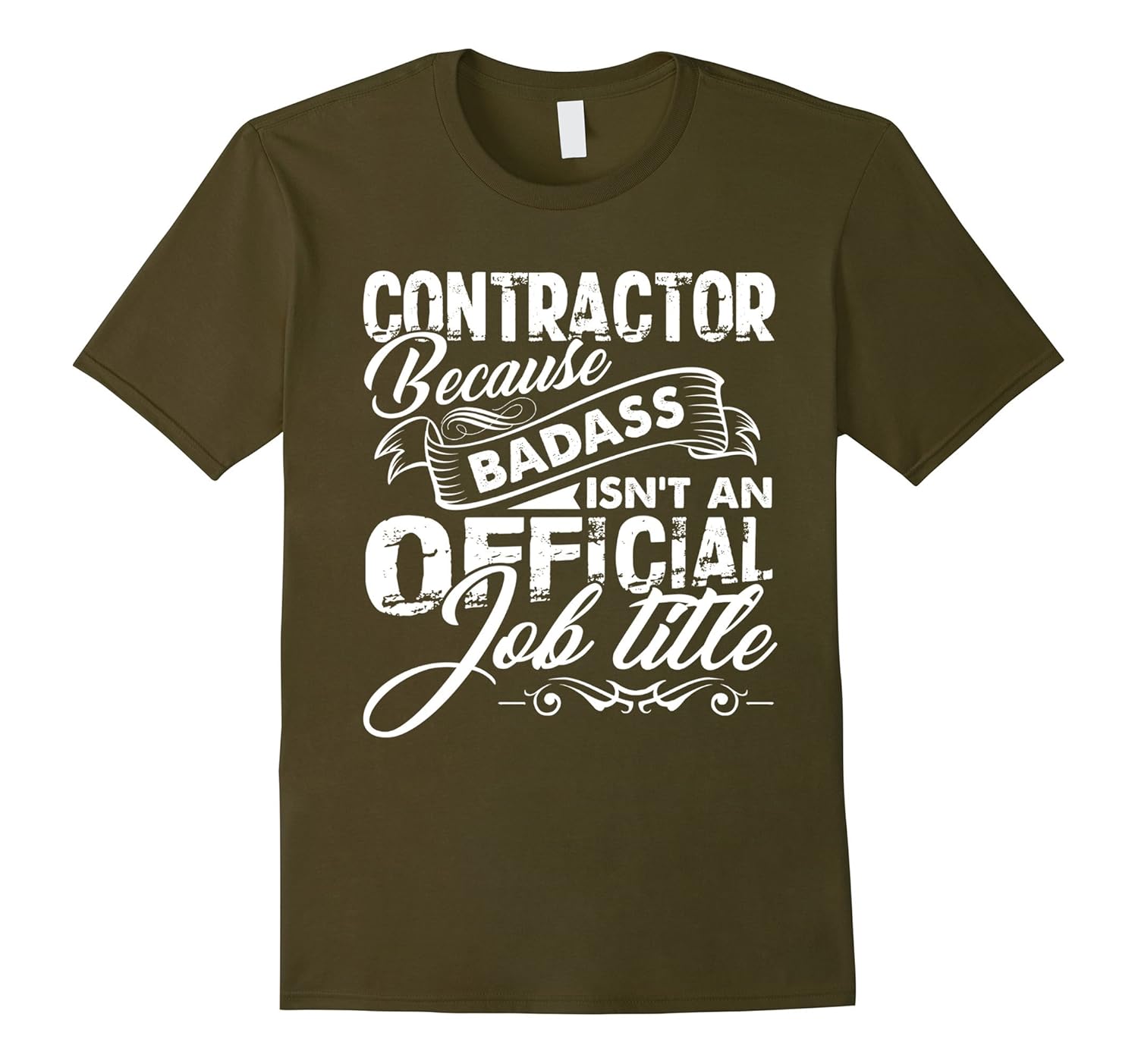 Contractor Shirt – Contractor Job Title Shirts-TJ – theteejob