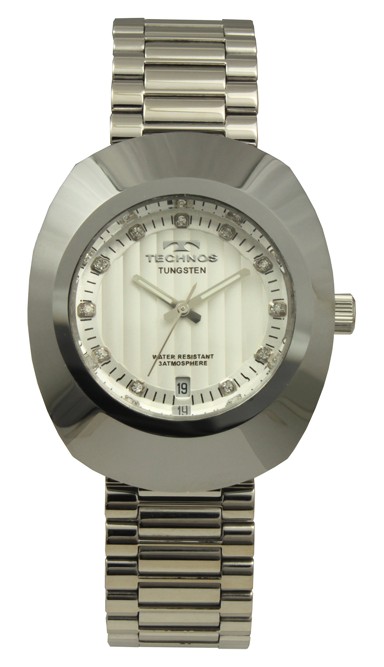 Mua TECHNOS T9475-CS Men's Wristwatch, Tungsten Bethel, Three-Hand, Silver, Bracelet Type trên ...