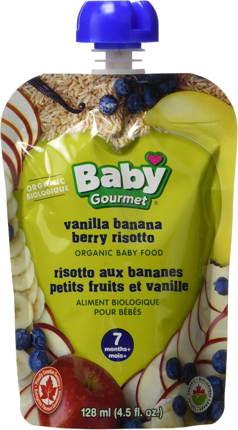 Baby Gourmet Vanilla Banana Berry Rissotto, 12-Pack: Amazon.ca: Grocery