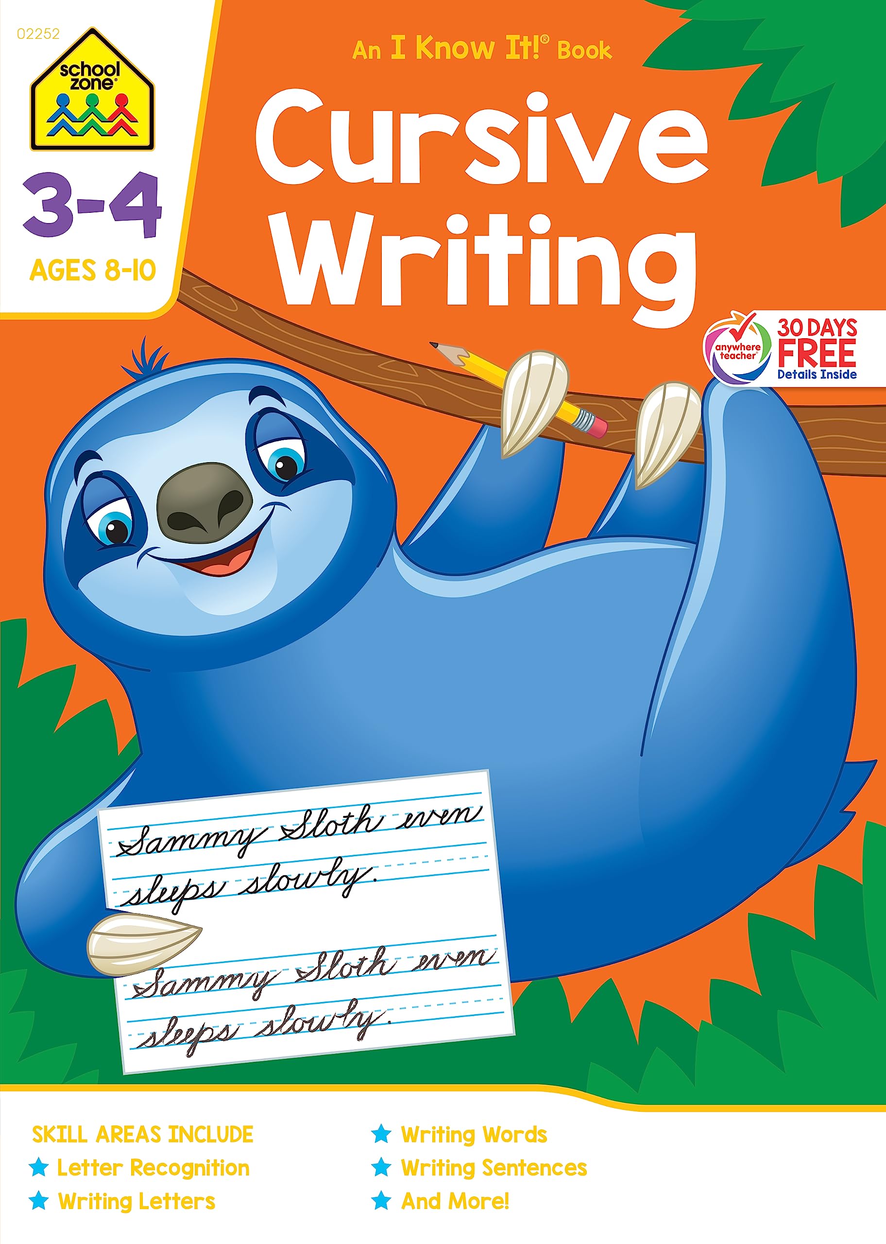Mua School Zone - Cursive Writing Workbook - 64 Pages, Ages 8 to 10 ...